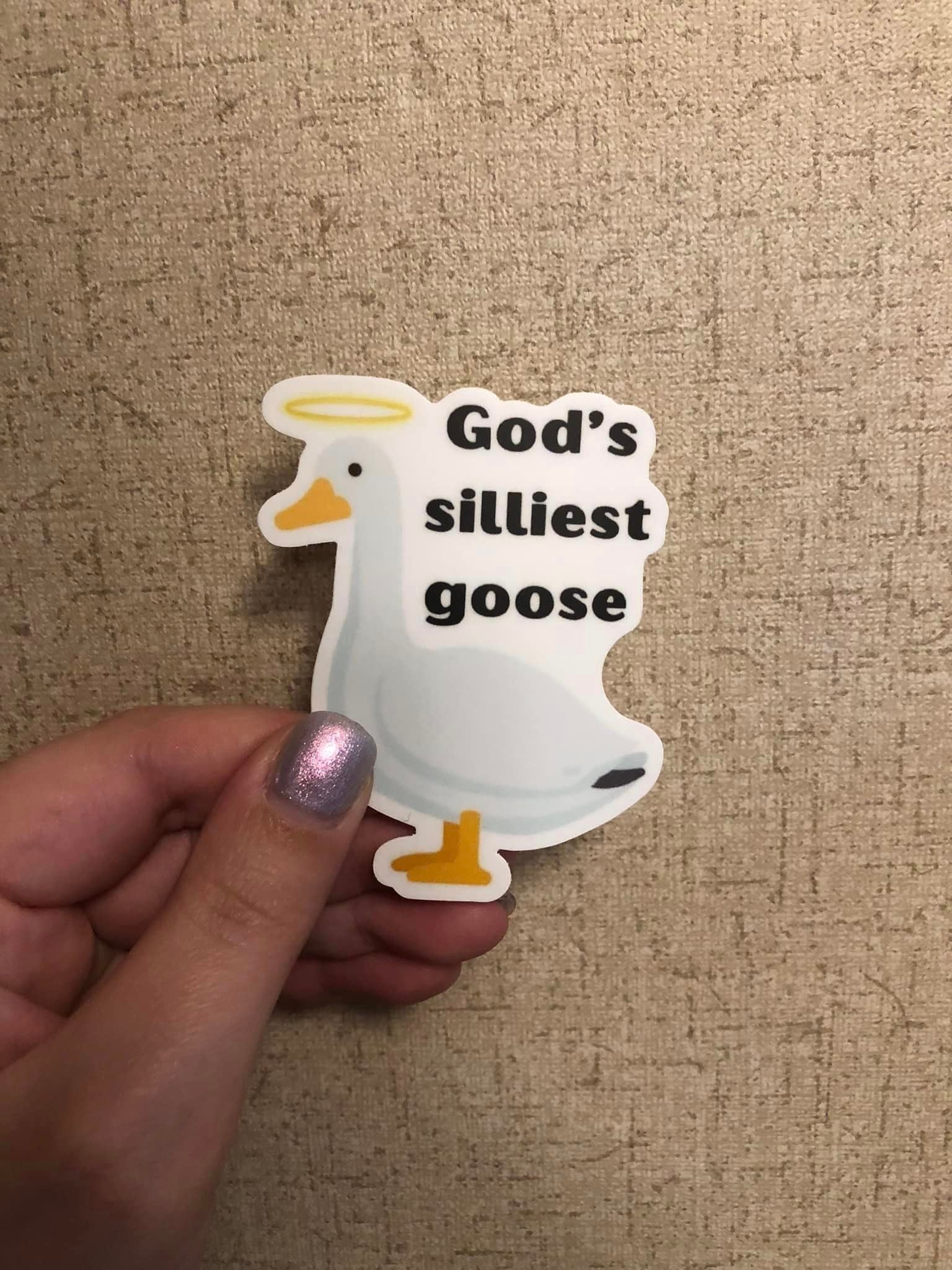 Silly Goose waterproof Sticker | Toadily Handmade