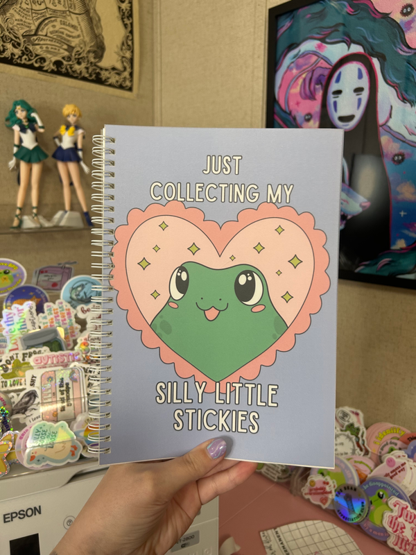 Large silly little stickies sticker book | Toadily Handmade