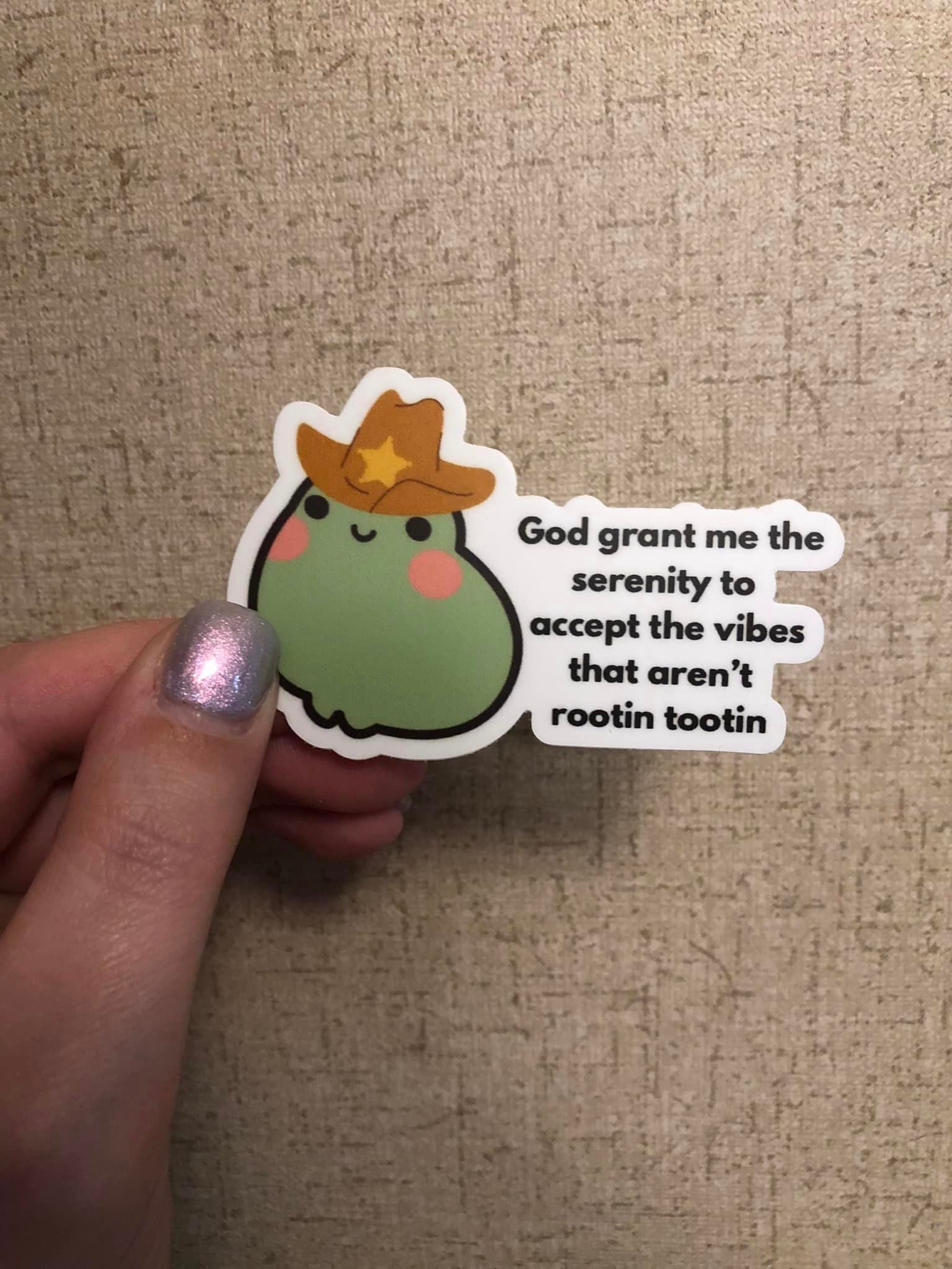 Rootin Tootin waterproof Sticker | Toadily Handmade