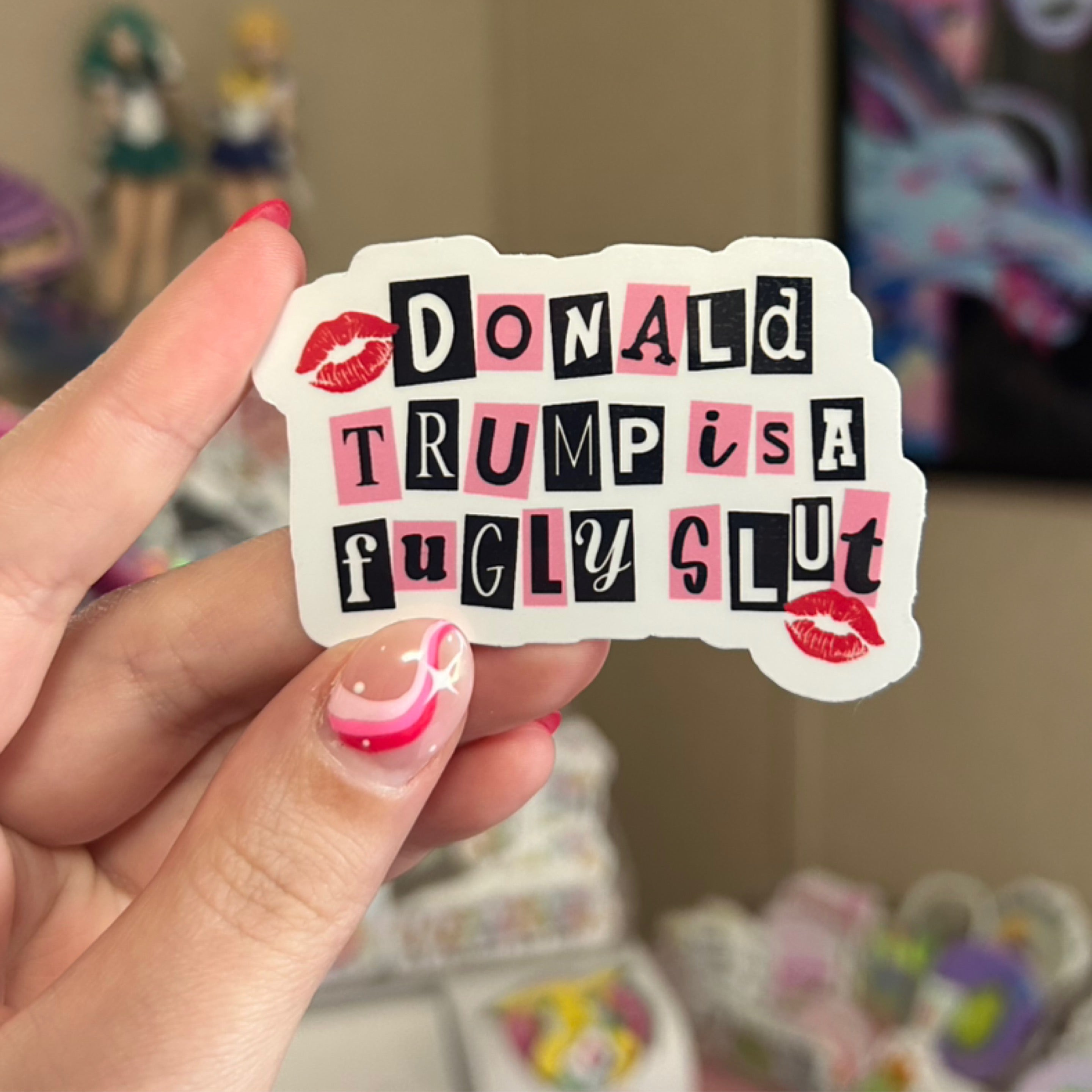 DT is a…. Sticker | Toadily Handmade