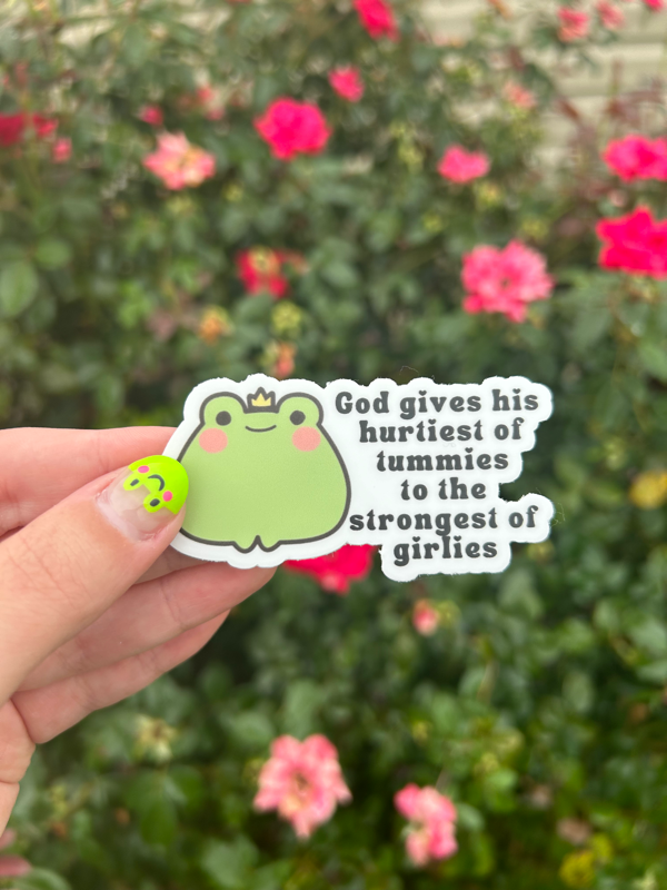 Hurtiest Of Tum Tums Waterproof Sticker | Toadily Handmade
