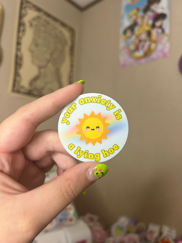 Lyin Hoe Waterproof Sticker | Toadily Handmade