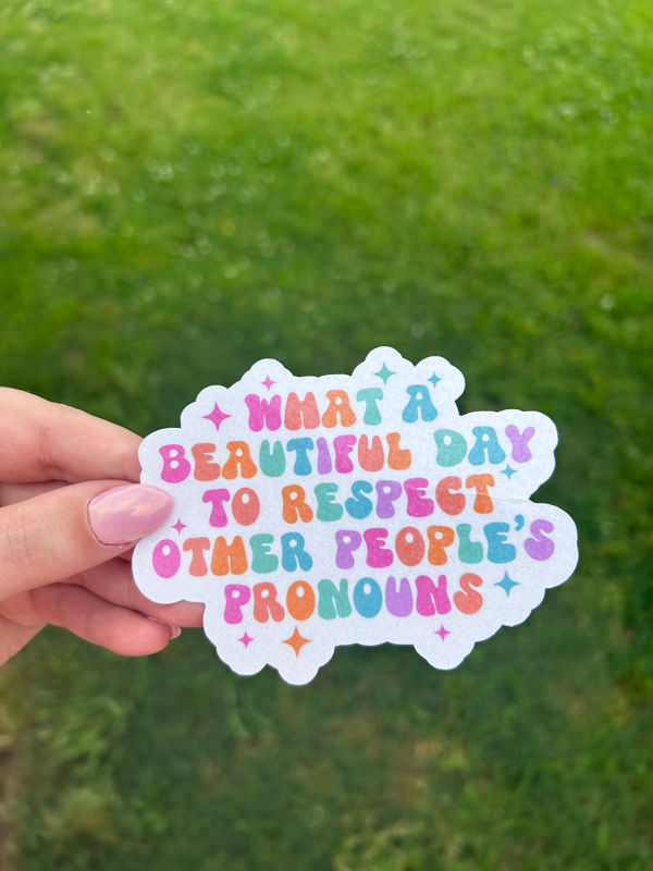 Beautiful Day Sticker | Toadily Handmade