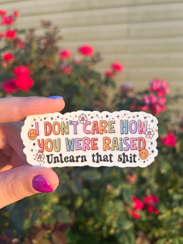 Unlearn Sticker | Toadily Handmade