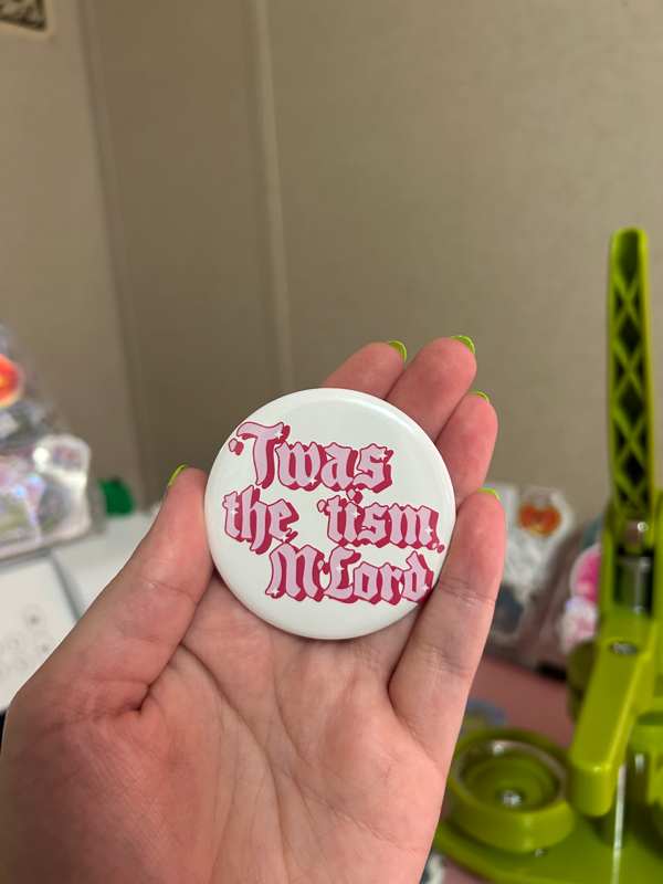 Twas the tism button