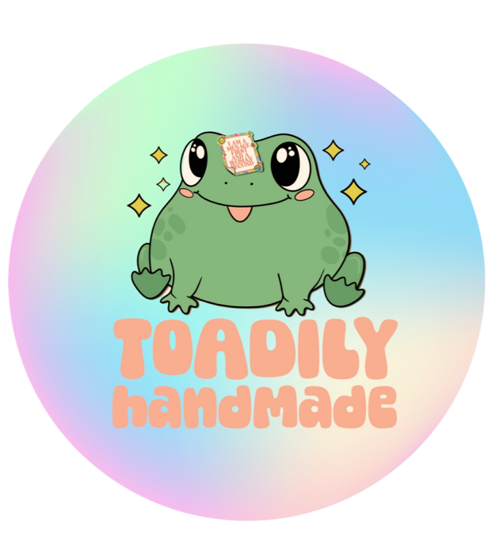 Waterproof Logo Sticker | Toadily Handmade