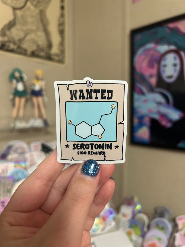 Wanted! Sticker | Toadily Handmade